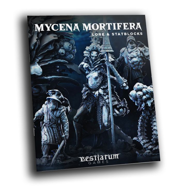 3D Printable Mycena Mortifera Part 2 - 5E Statblocks & Lore by Bestiarum Miniatures